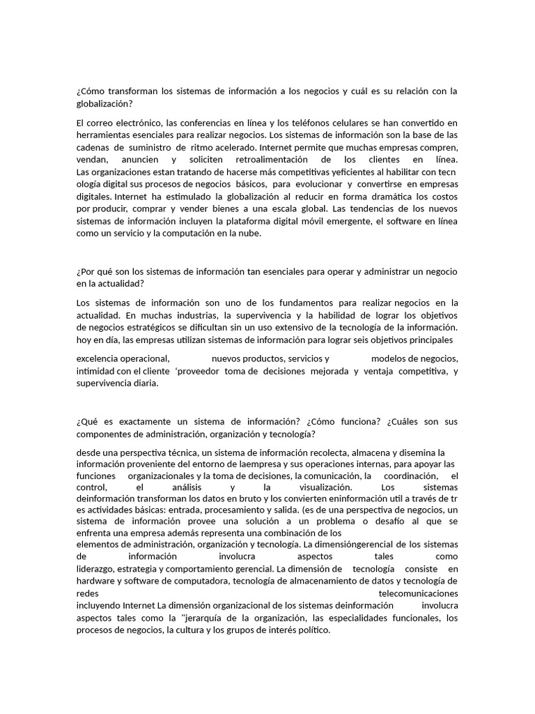 Foro 3 | PDF | Sistema de informacion | Internet