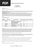 Training and Evaluation Outlines (T and EO) - Usage and Scoring Method ...