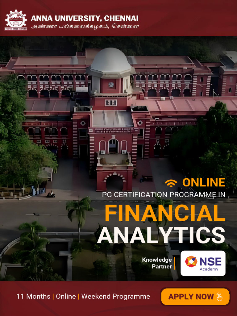 PGCPFM Brochure | PDF | Analytics | Financial Analyst