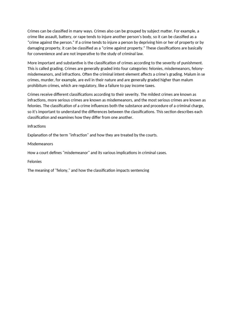 Assignment in Intro To Criminology | PDF | Law