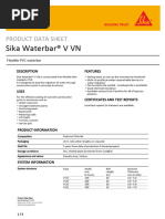 Sika Waterbar: Concrete Joint Waterproofing | PDF | Concrete ...