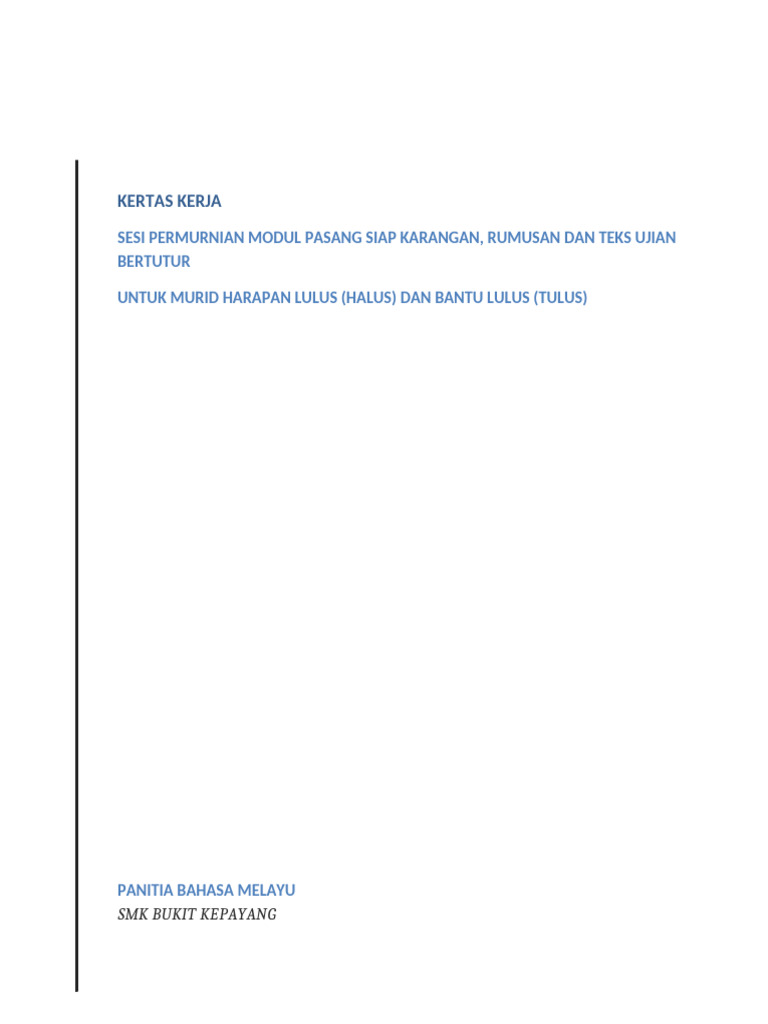 PLC Modul Pasang Siap Calon Halus Dan Tulus | PDF