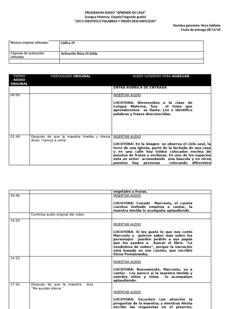 Identificación de Palabras Desconocidas | PDF