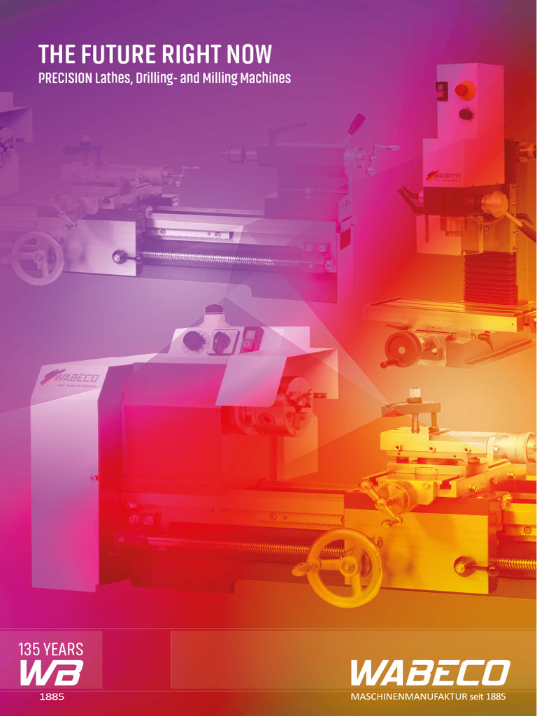 Wabeco Maschinenprospekt EN | PDF | Screw | Numerical Control