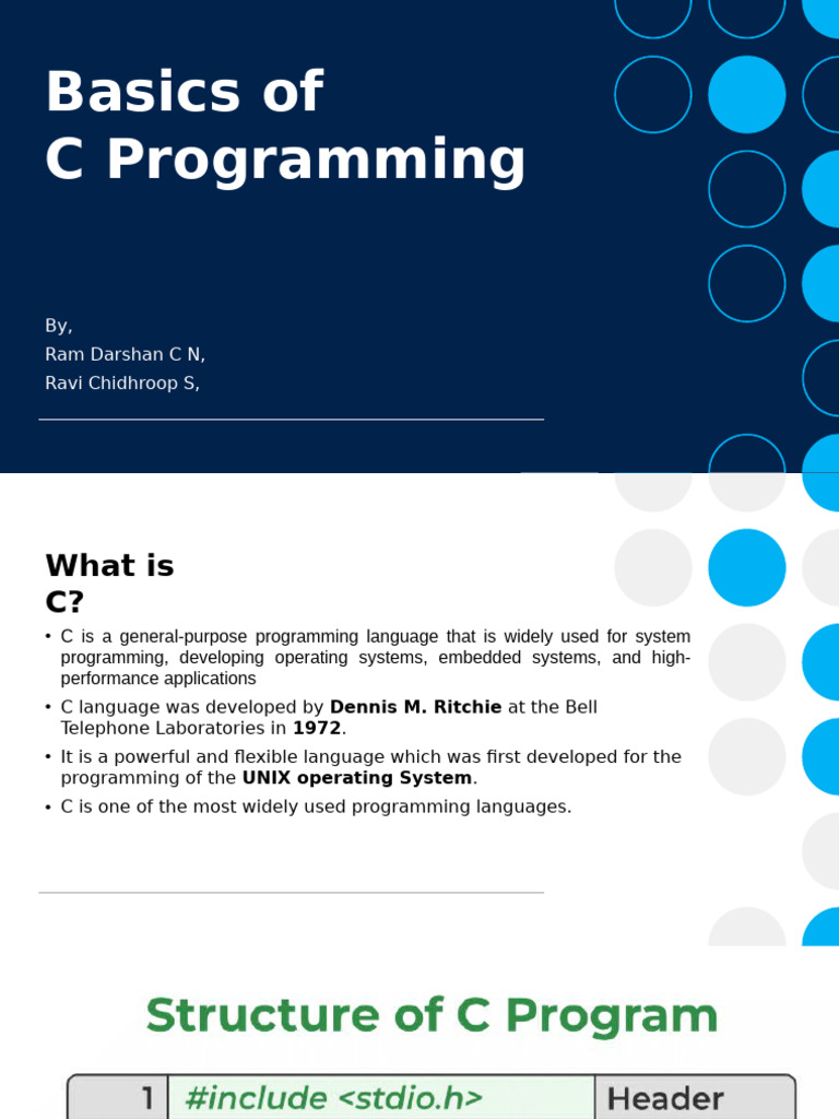 Presentation 4 | PDF | C (Programming Language) | Computer Programming