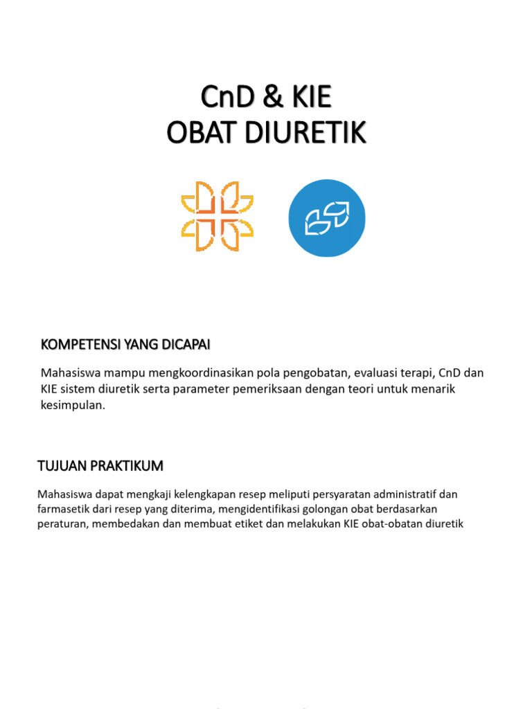 CND & KIE Obat Diuretik | PDF