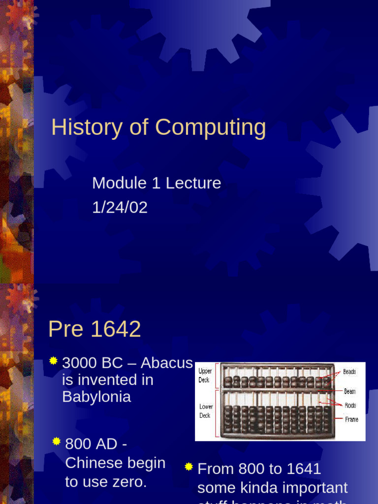History of Computing Timeline | PDF | Computer Hardware | Computer Science