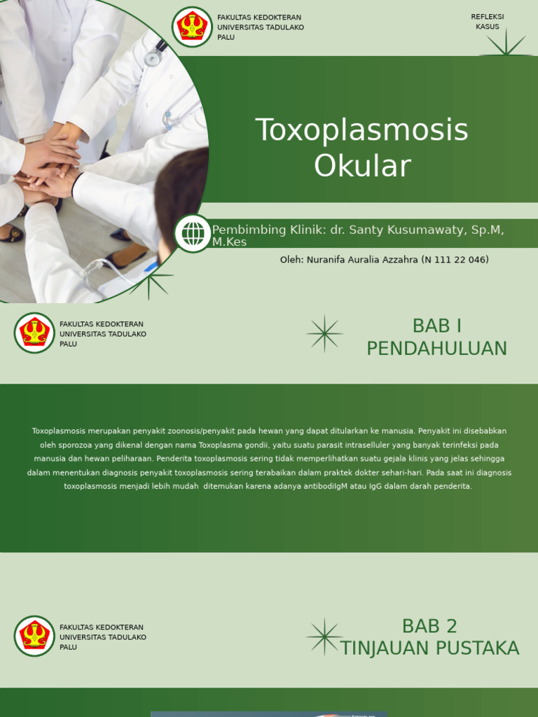 Diagnosis dan Gejala Toxoplasmosis Okular | PDF