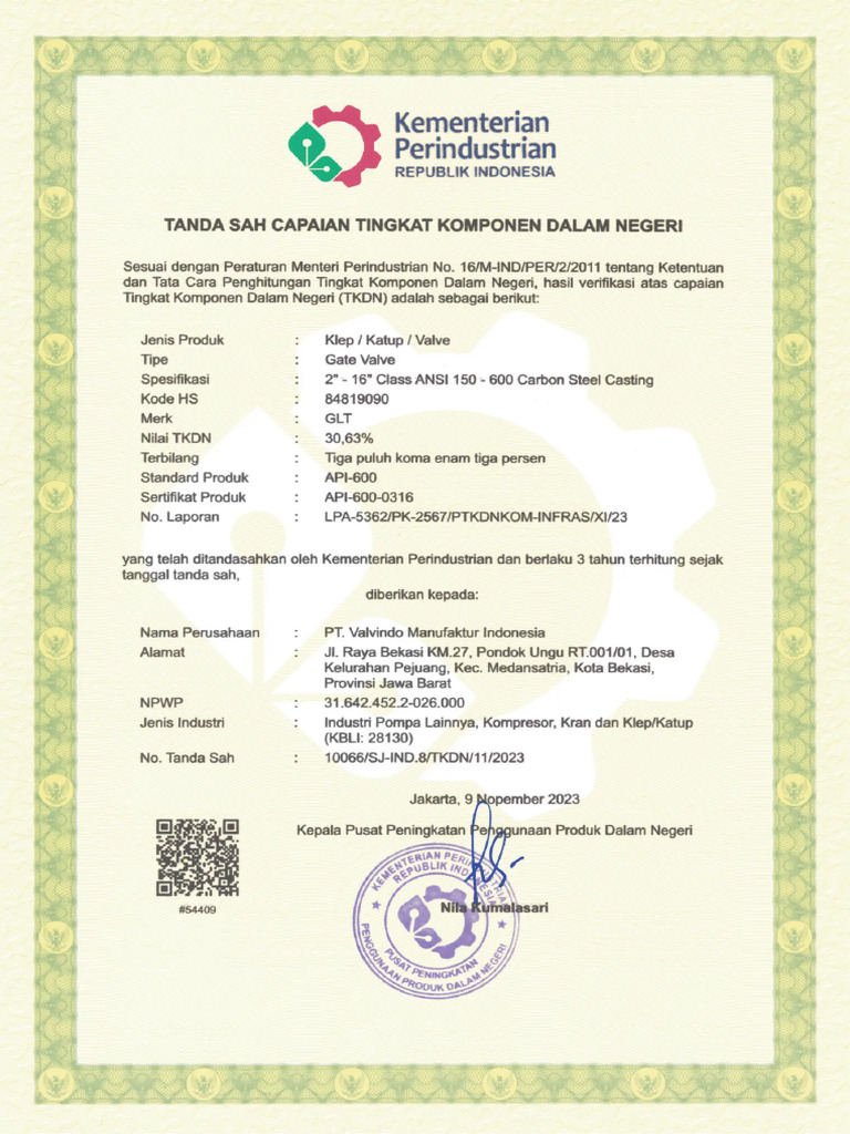 TKDN Gate Valve Casting | PDF