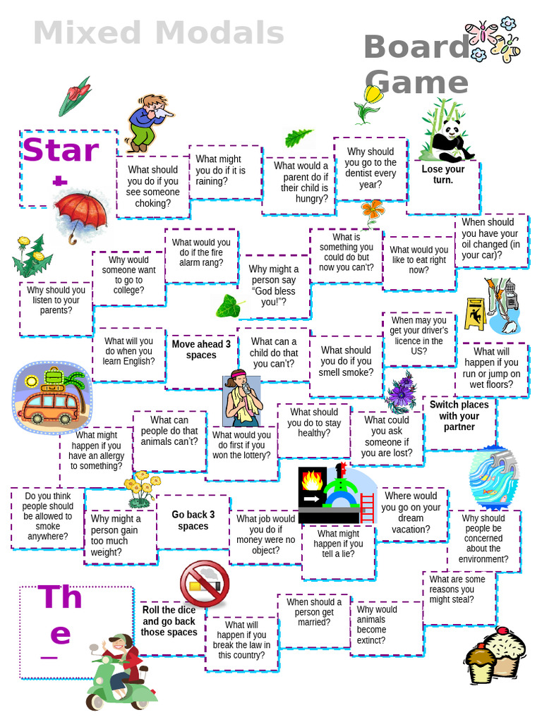 Mixed Modals Board Game Fun Activities Games 68921 | PDF