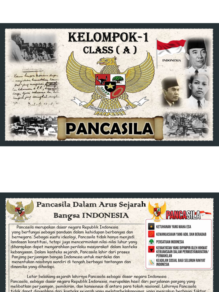 Pancasila Kelompok 1 Class (A) | PDF