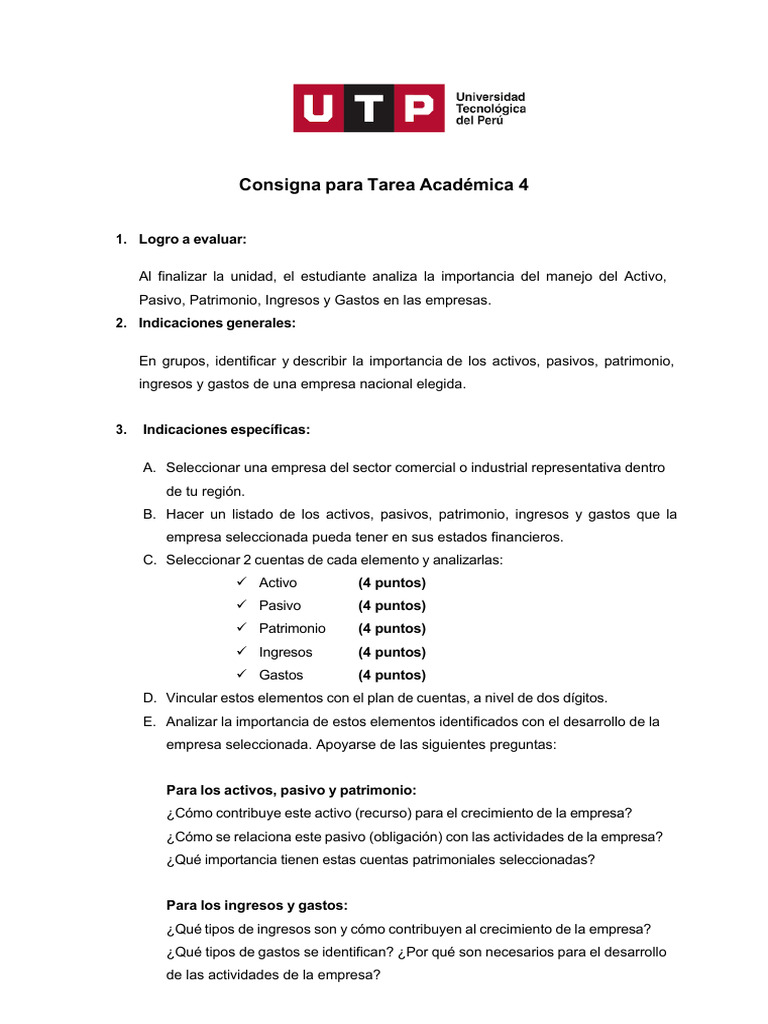 Ta4 Indicacione | PDF | Business | Economias