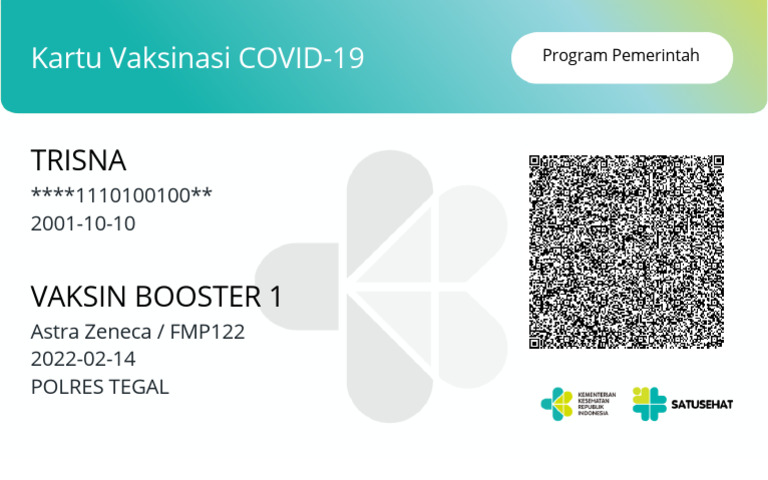 Sertifikat-Vaksin-Dosis 3-Trisna-974 | PDF