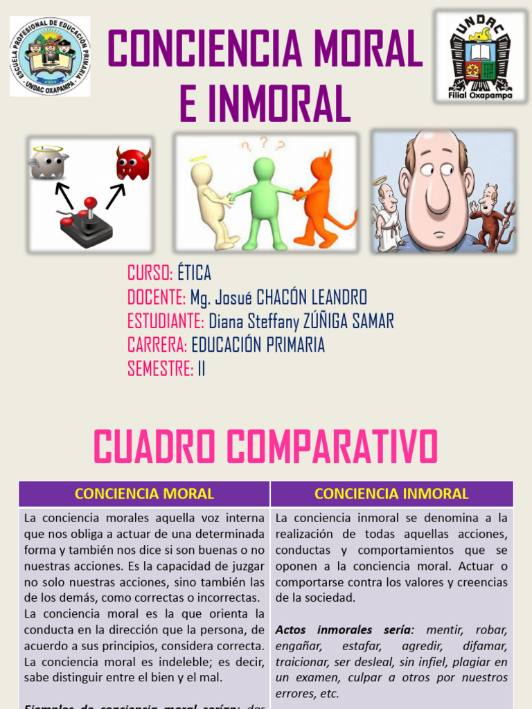 La Conciencia Moral e Inmoral | PDF | Crecimiento personal y profesional
