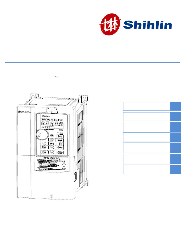 Shihlin SF3 Series User Manual | PDF | Power Inverter | Power Supply