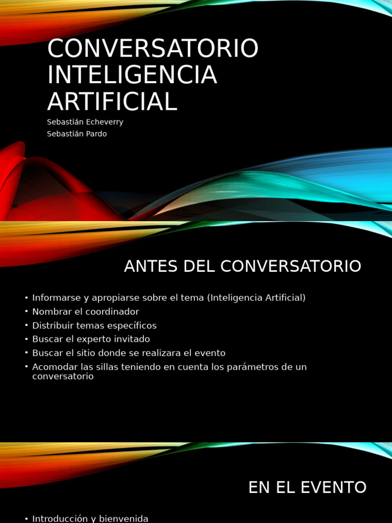 Guía para un Conversatorio de IA | PDF | Crecimiento personal y profesional
