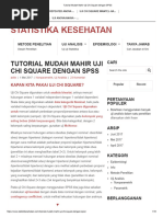 Cara Baca Tabel 2x2 Chi Square | PDF