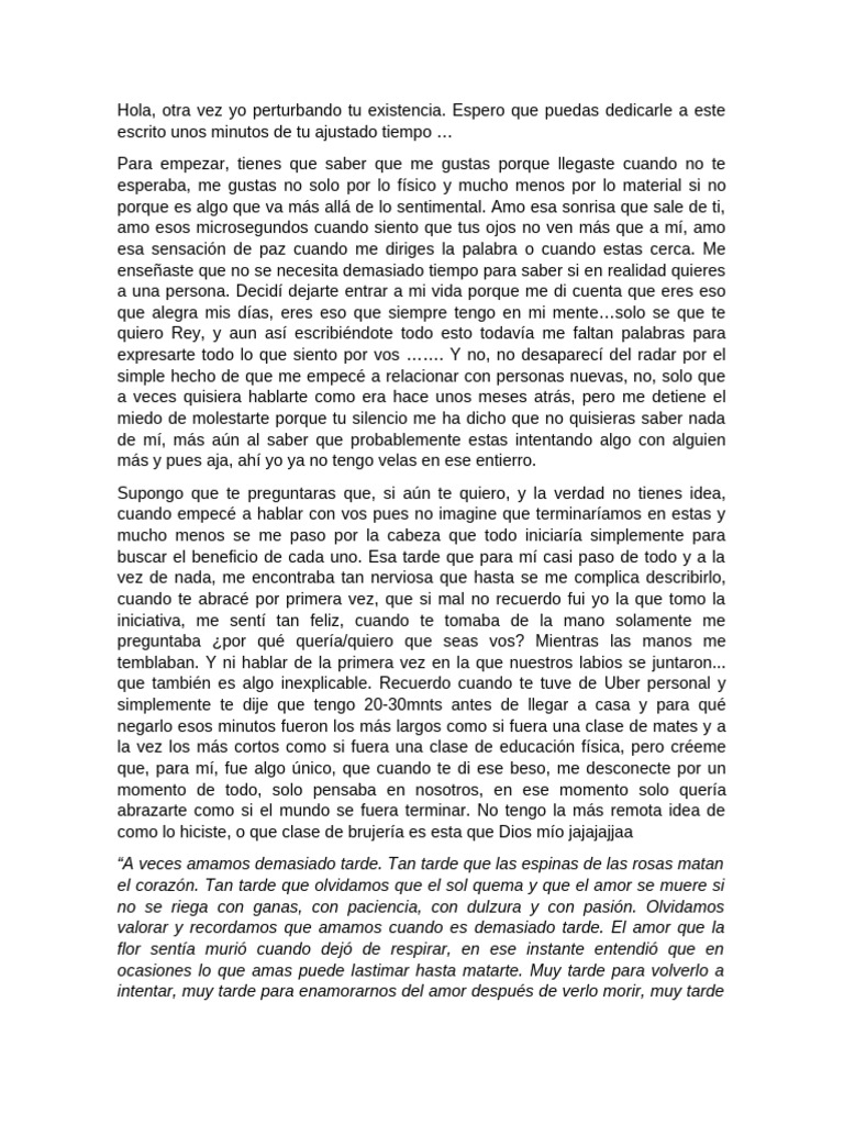 Hola | PDF | Amor | Verdad