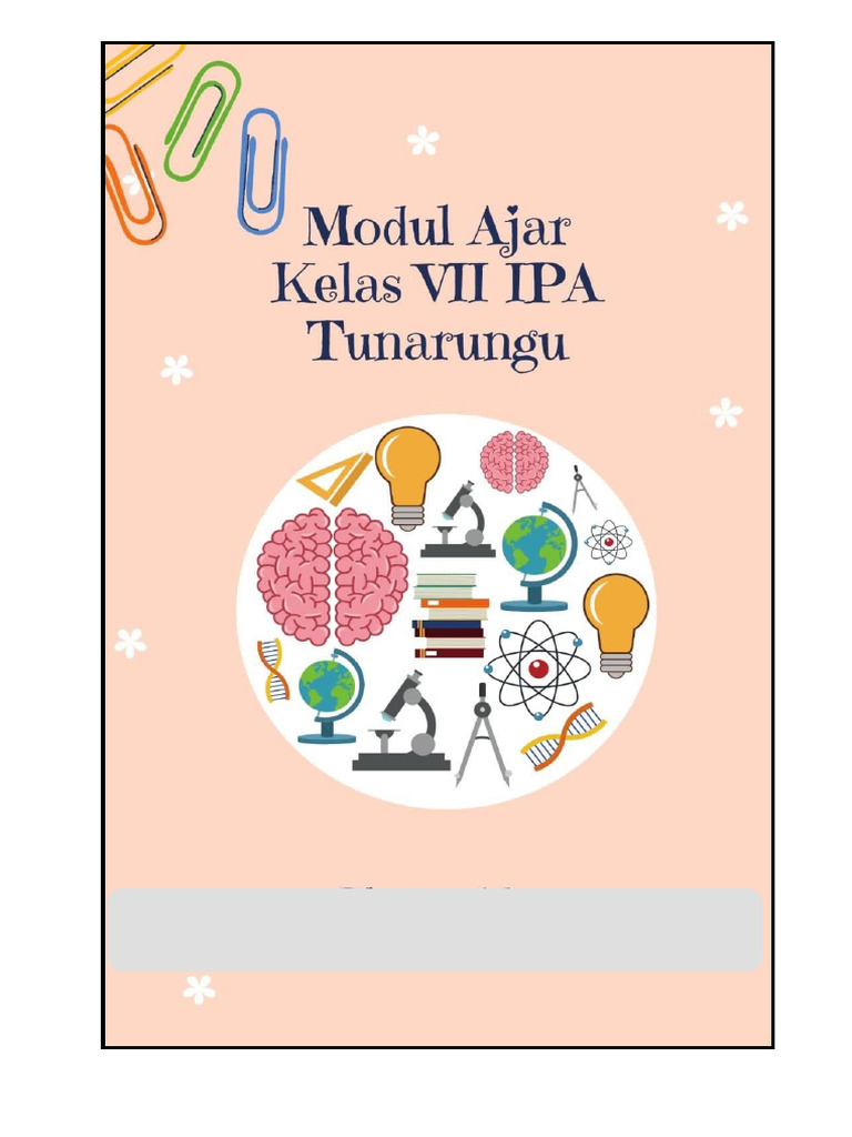 Modul Ajar IPA Kelas VII untuk Tunarungu | PDF | Seni & Disiplin Bahasa ...