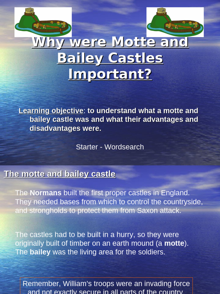 Motte and Bailey Castles: Pros and Cons | PDF | Castle | Conflicts