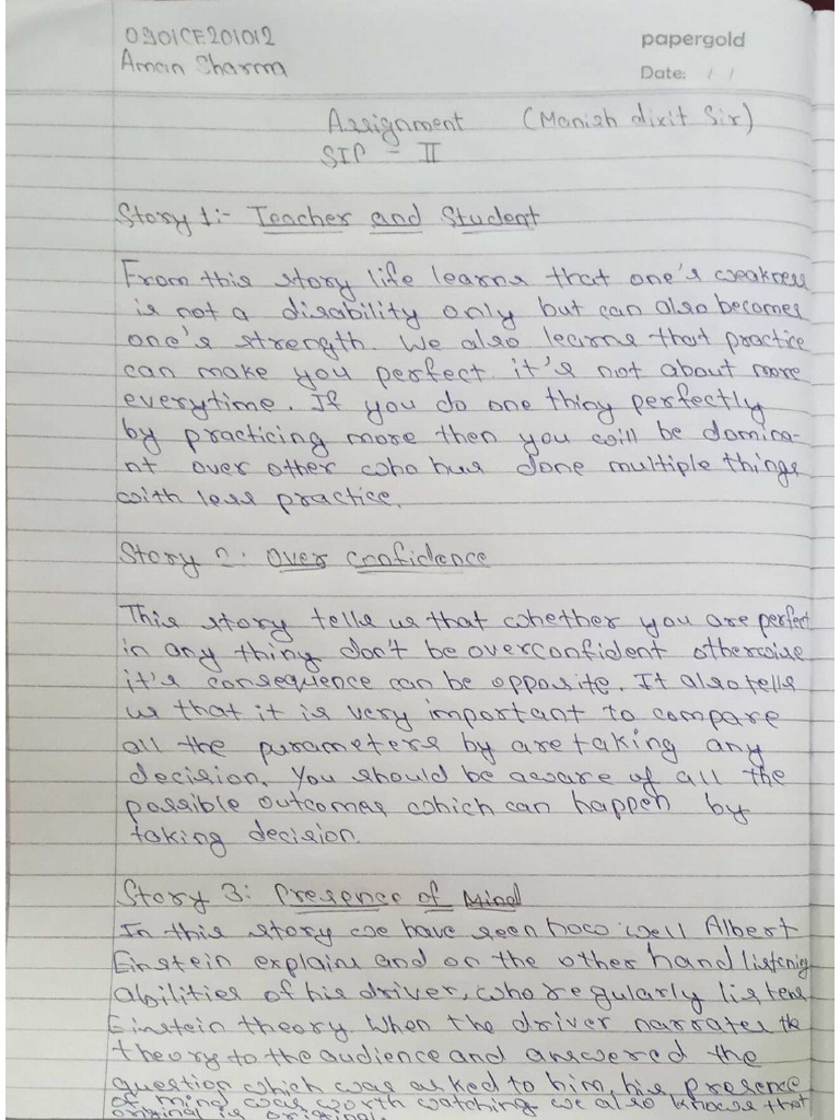 Assignment Sip 2 0901ce201012 Aman Sharma | PDF