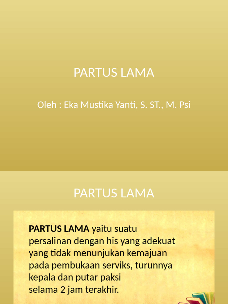 Partus Lama Dan Ruptur Uteri | PDF