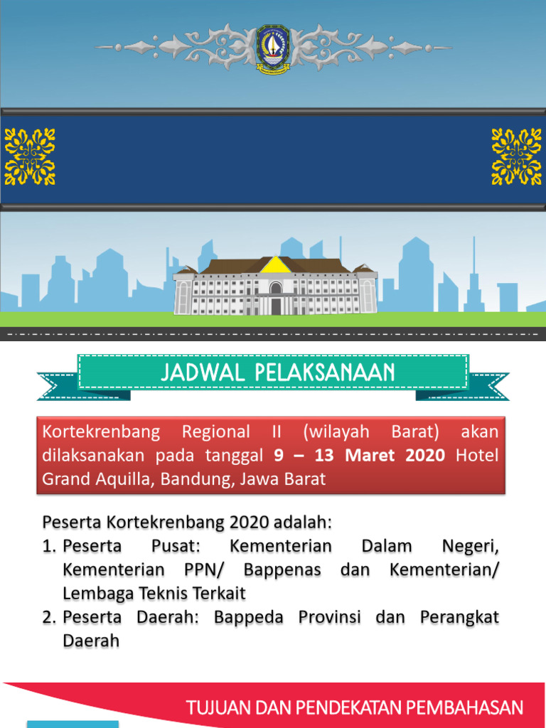 Bappeda. Rapat Persiapan Rakortek 2020 | PDF