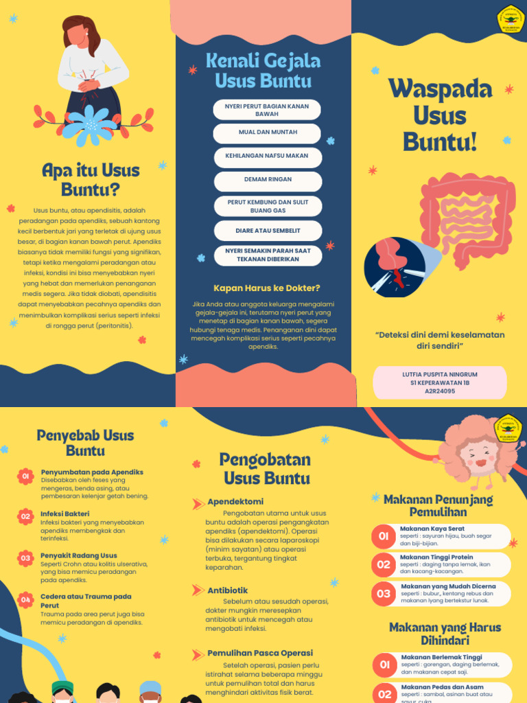 Promkes Leaflet Apendisitis PDF | PDF