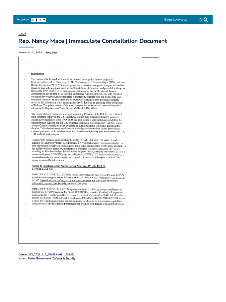 Rep. Nancy Mace on Defense Issues | PDF | Computers