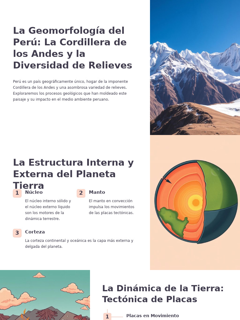 Geomorfología del Perú y sus Relieves | PDF | Placas tectónicas | Temblores