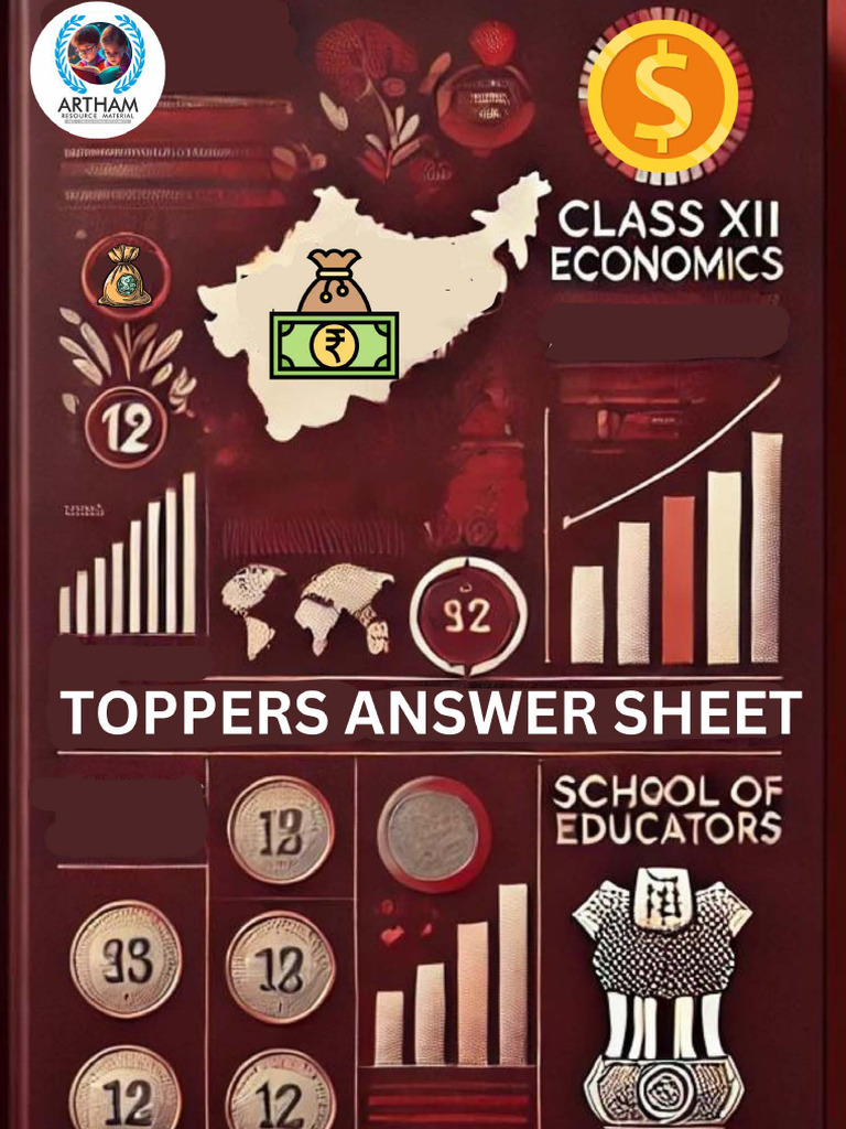 CBSE Class 12 Economics Toppers Answer Sheet | PDF | Self-Improvement