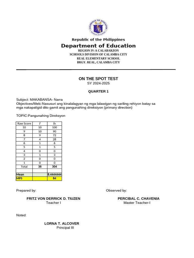 Makabansa-III-NARRA 2nd | PDF