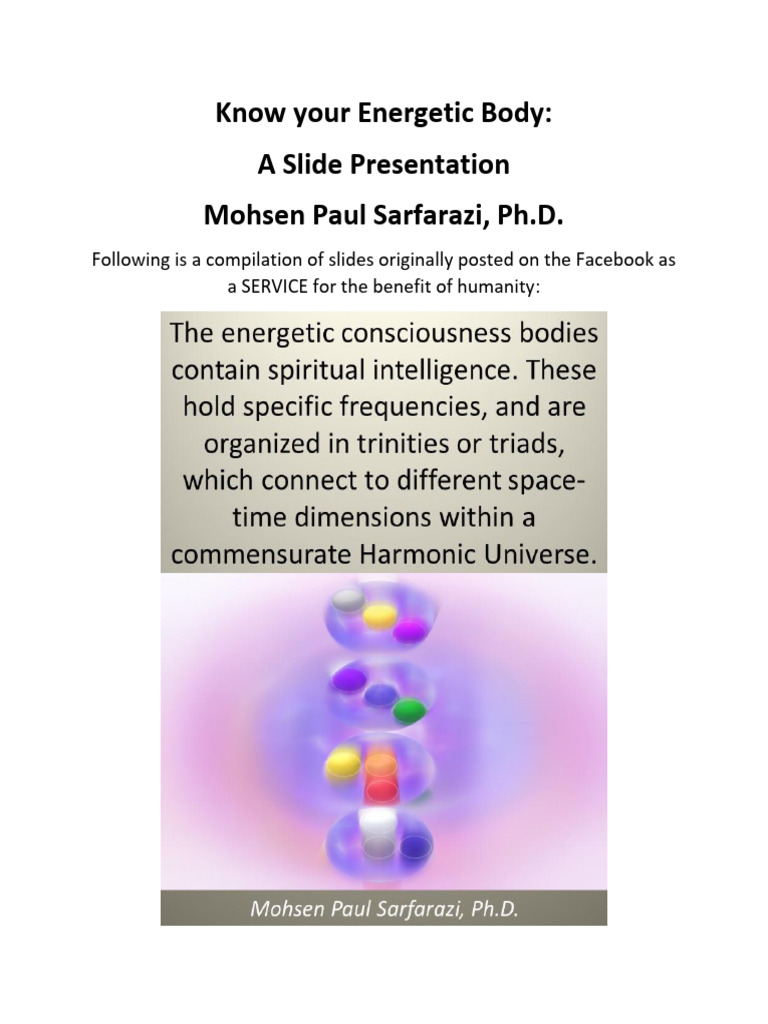 Know Your Energetic Body A Slide Present | PDF | Career & Growth