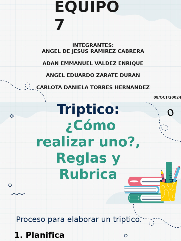 Presentacion Triptico Equipo7 | PDF | Diseño | Cognición
