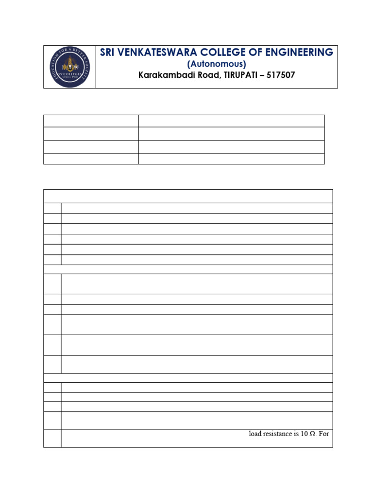 Power Electronics Question Bank | PDF | Power Inverter | Rectifier