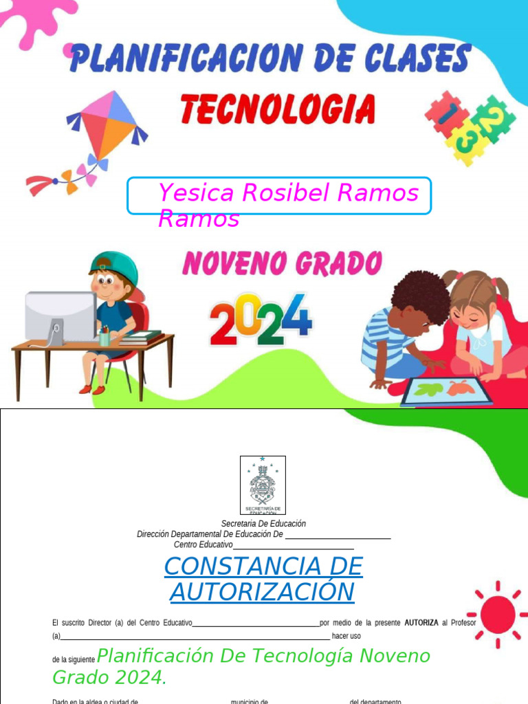 Tecnología 9no | PDF | Evaluación | Maestros