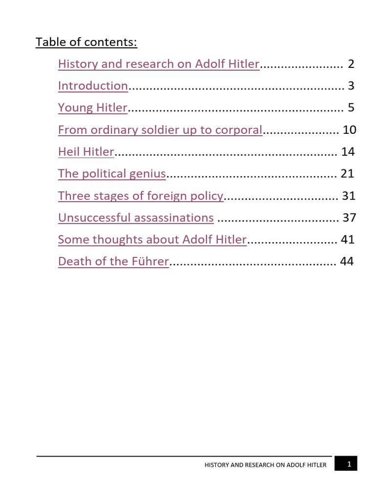 History and Research On Adolf Hitler 2 | PDF | Adolf Hitler | Nazi Party