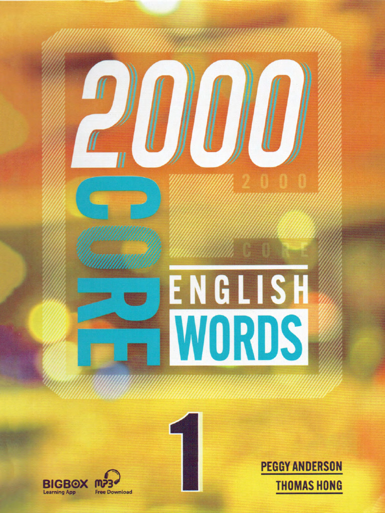 2000 Core English Words 1 | PDF