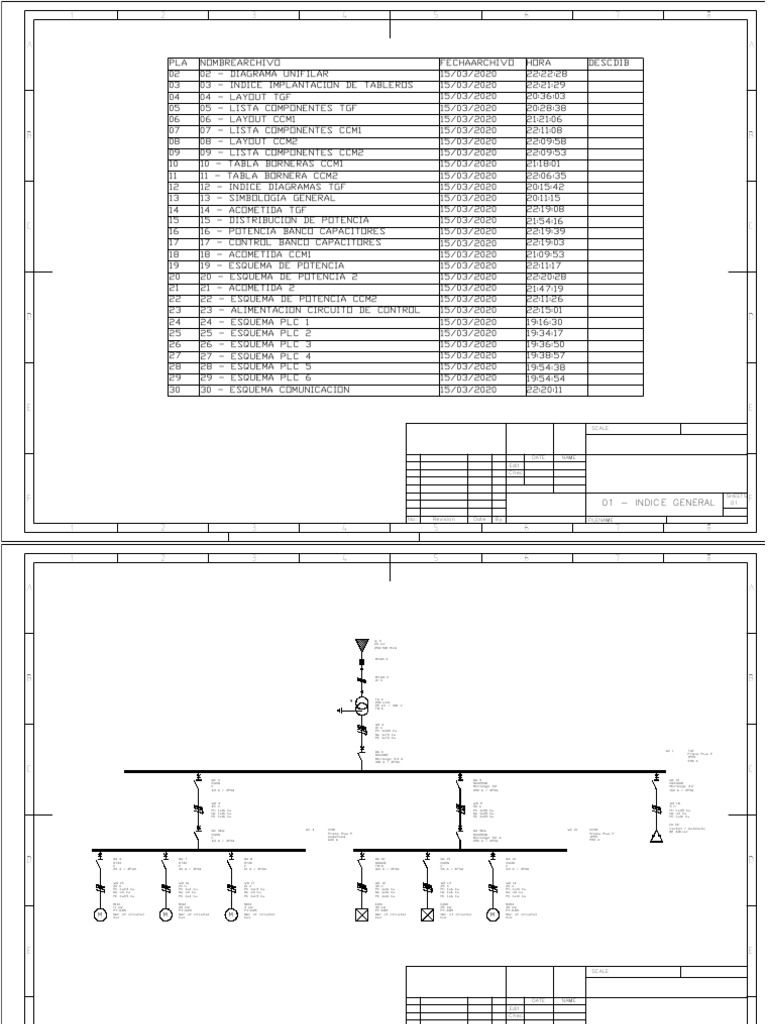 Proyecto Autocad Electrical | PDF | Electrical Engineering