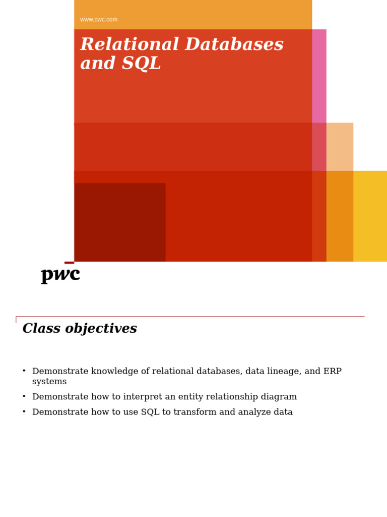 Relational Databases and SQL Overview | PDF | Relational Model | Relational Database