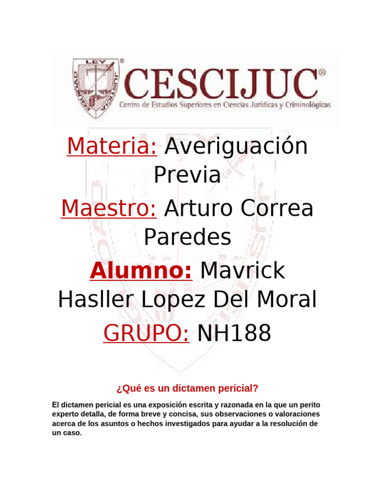 Dictamen Percial | PDF | Ciencias sociales | Derecho