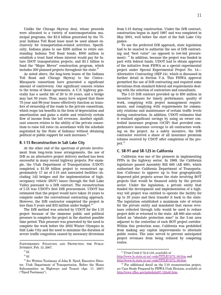 SR 91 Description | PDF | Road Infrastructure | Transport