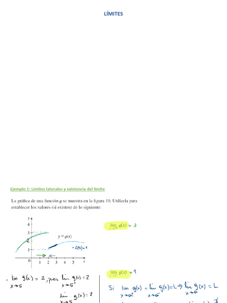 Límites y Asíntotas en Funciones Matemáticas | PDF