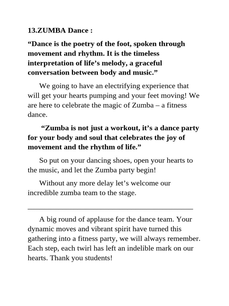 sports day compering | PDF | Dances | Yoga