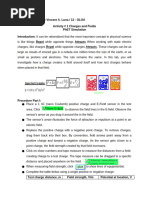 Lab-5 Electric Potential and Electric Field - PhET Simulation-1 | PDF ...