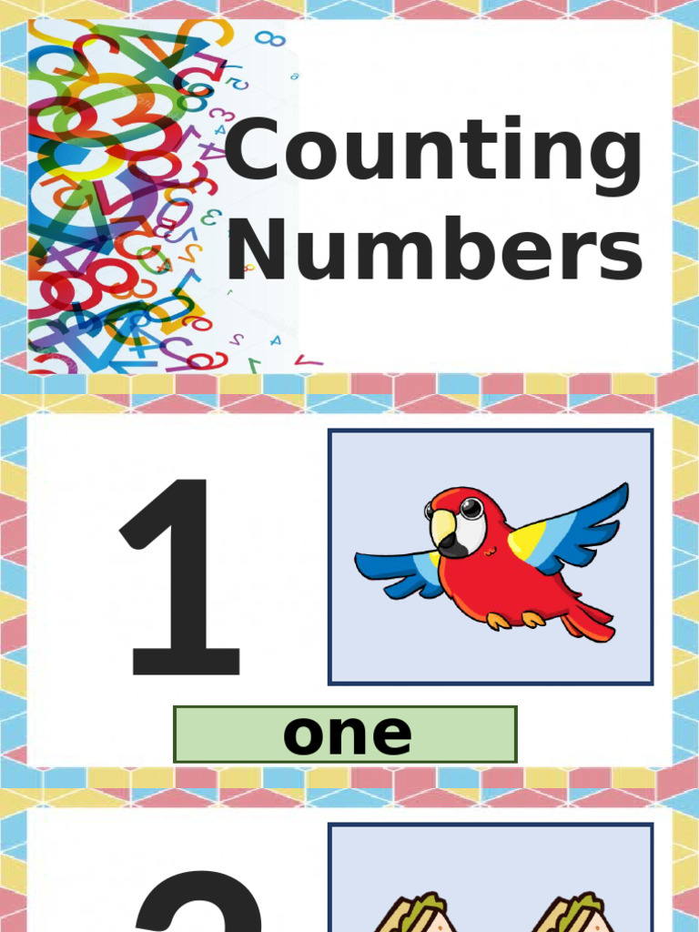 Counting Numbers (1-90) | PDF