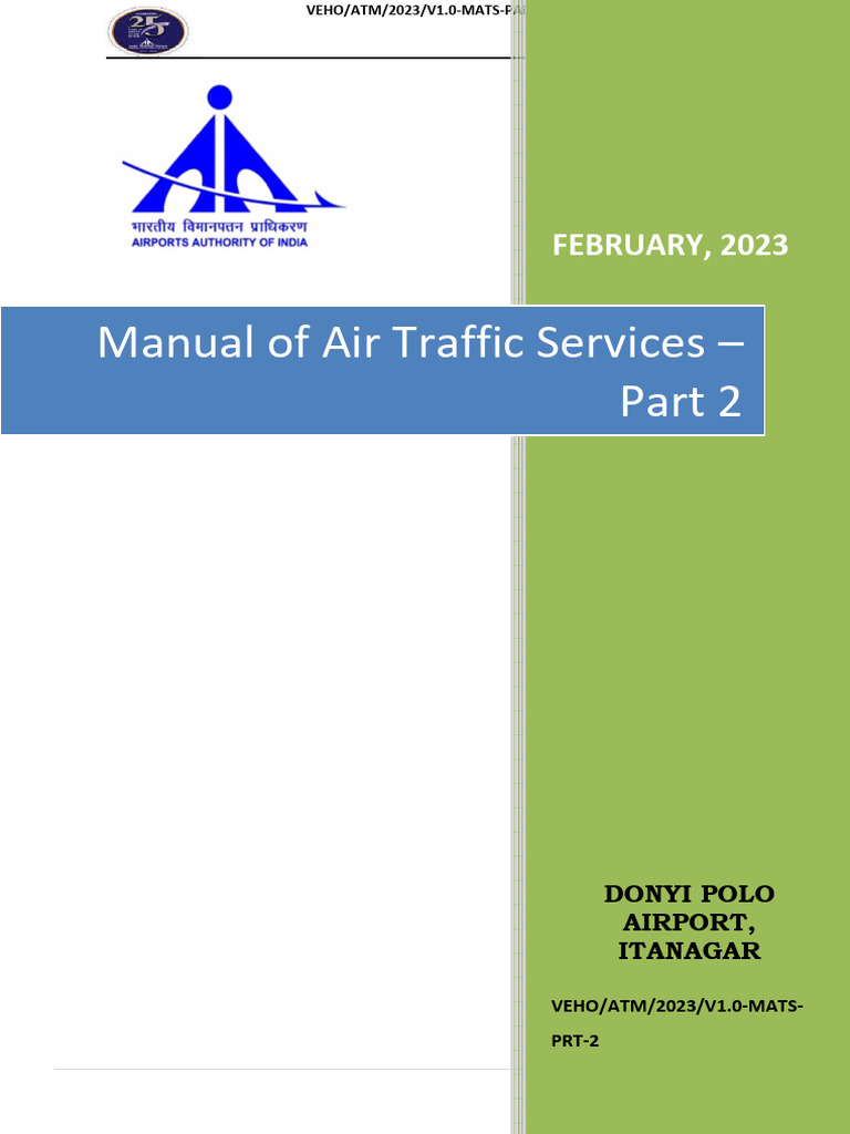 MATS 2 FINAL PDF Latest | PDF | Air Traffic Control | Airport