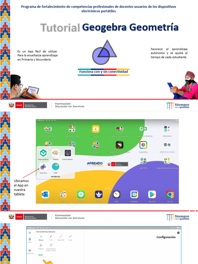 Tutorial Geogebra | PDF | Rectángulo | Longitud