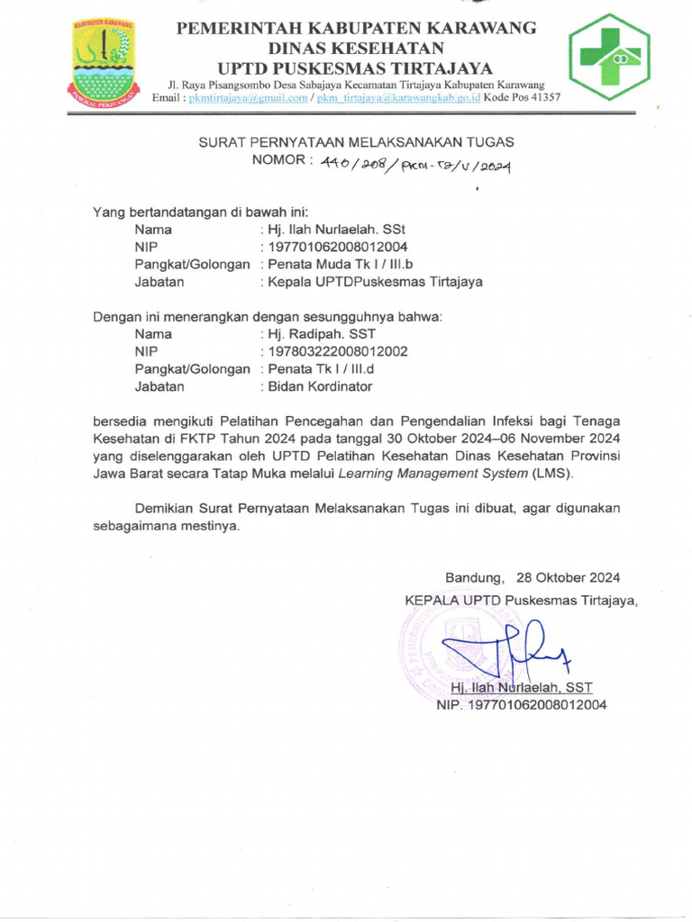 Surat Pernyataan PPI | PDF