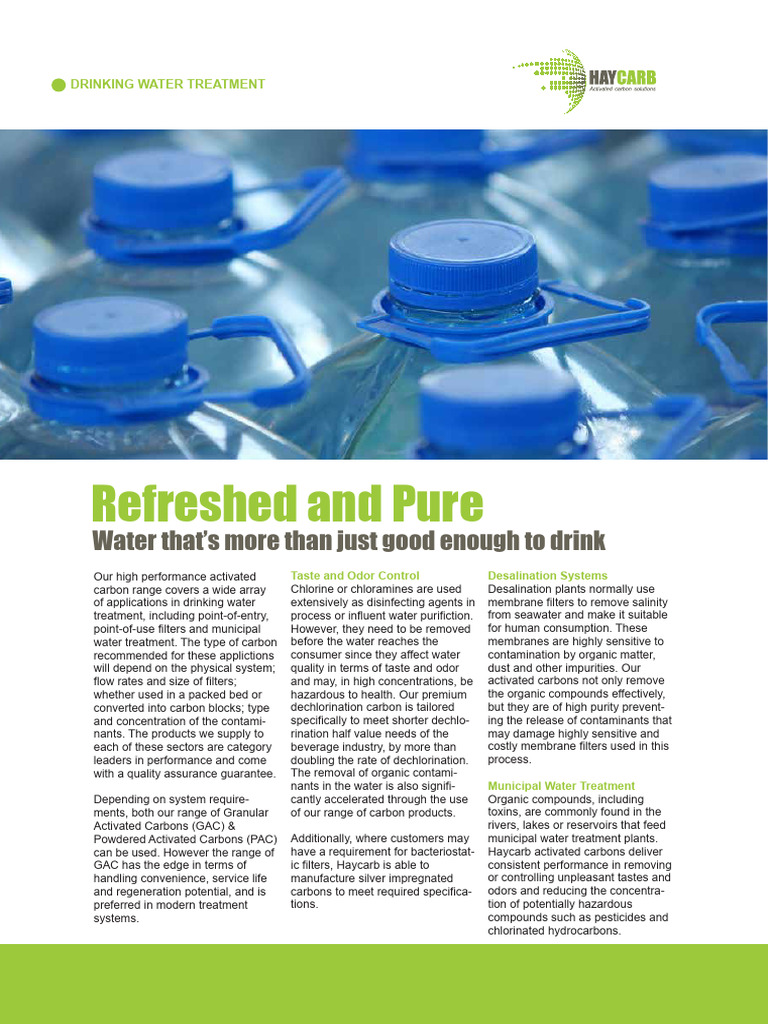 brochure_portable_water | PDF | Water Purification | Water